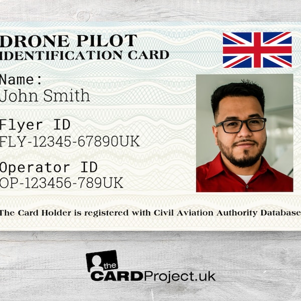 Drone Id Card - Etsy UK