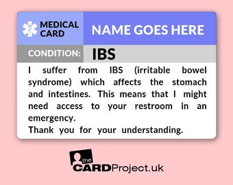 Stroke Awareness Medical ID Alert Card - Etsy