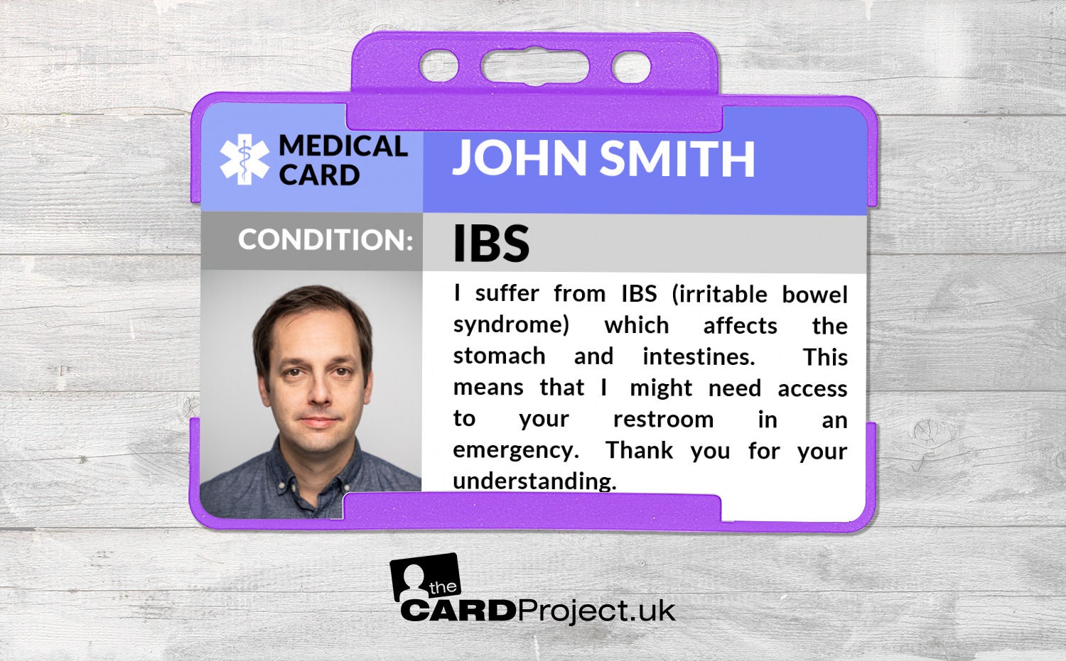 IBS irritable Bowel Syndrome Photo Medical ID Card - Etsy Canada