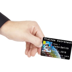 Kids Astronaut ID Card - NASA Certified: Explore Space Adventures and ...