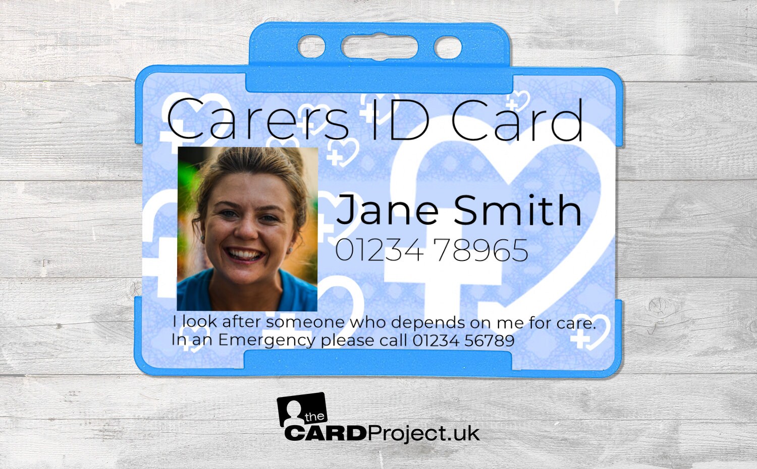 Caregiver ID Cards Essential Emergency Contact Information - Etsy Canada