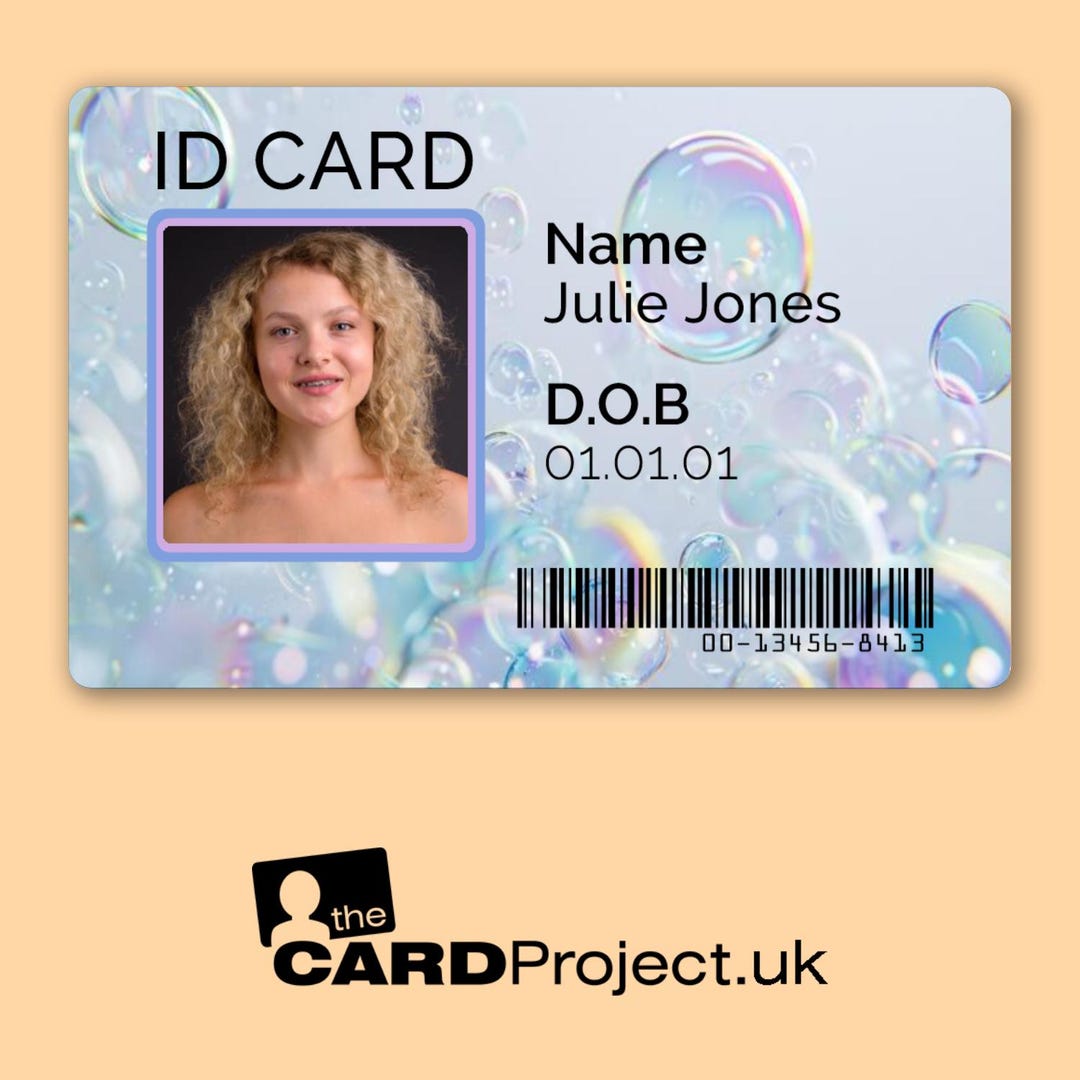 Personalised Photo ID Card for Everyday Use – Customisable ...