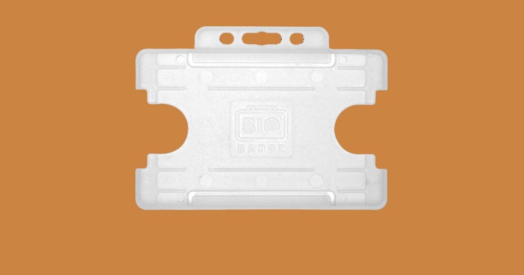 Transparent ID Card Holder, Bio-degradable, Landscape, Single-sided and ...