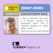 Colostomy Bag Medical ID Card With Photo - Discreet Emergency Contact ...