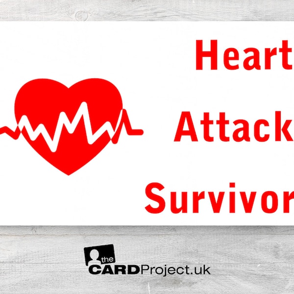 Heart Attack Card - Etsy