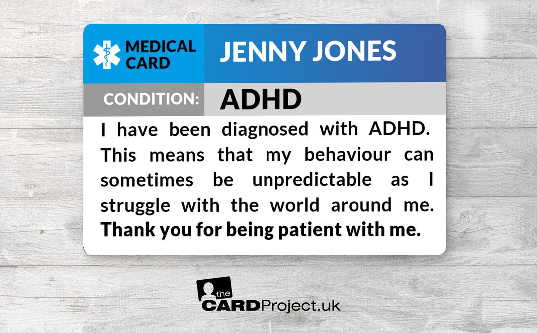 Personalised Attention Deficit Hyperactivity Disorder ADHD Medical ...