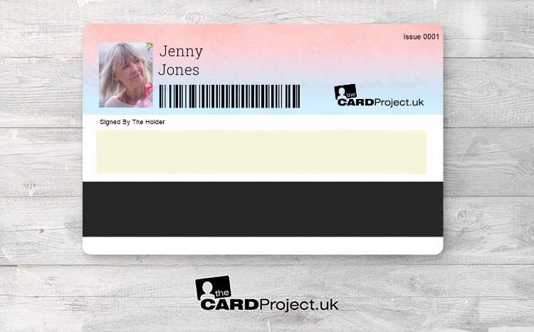 Double Sided ID Cards With Magnetic Strip and Signature Strip - Etsy