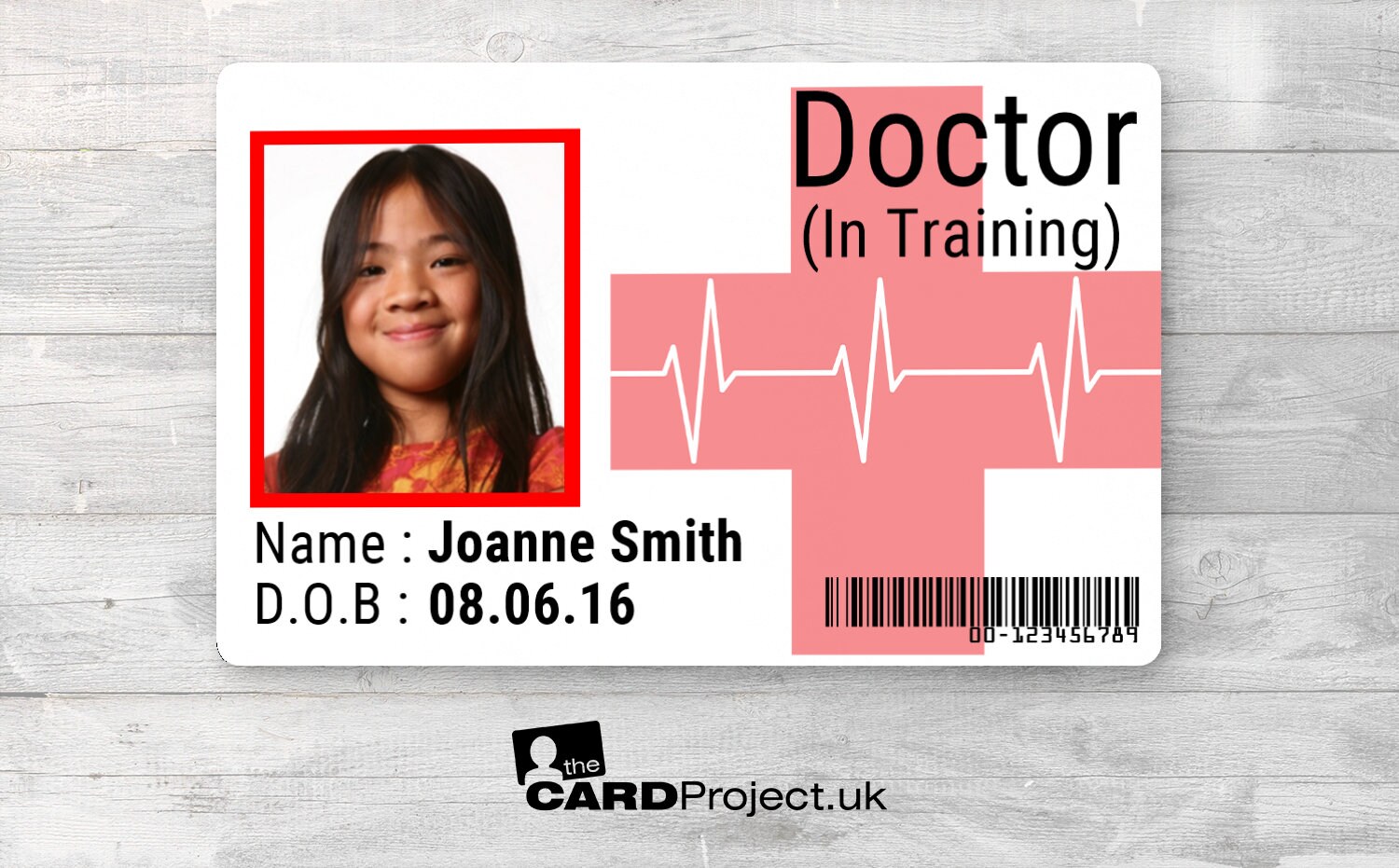 Doctor in Training Photo ID Card, Kids Imagination and Play ...