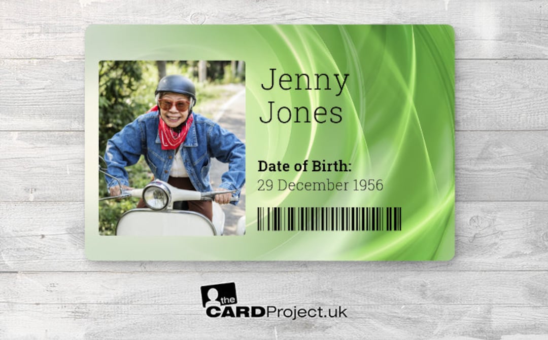 Double Sided Photo ID Cards With Magnetic Strip and Signature Strip ...