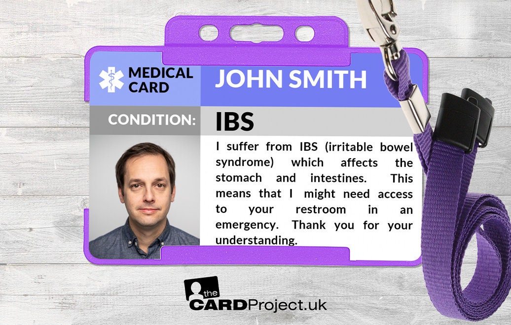 IBS irritable Bowel Syndrome Photo Medical ID Card - Etsy Canada
