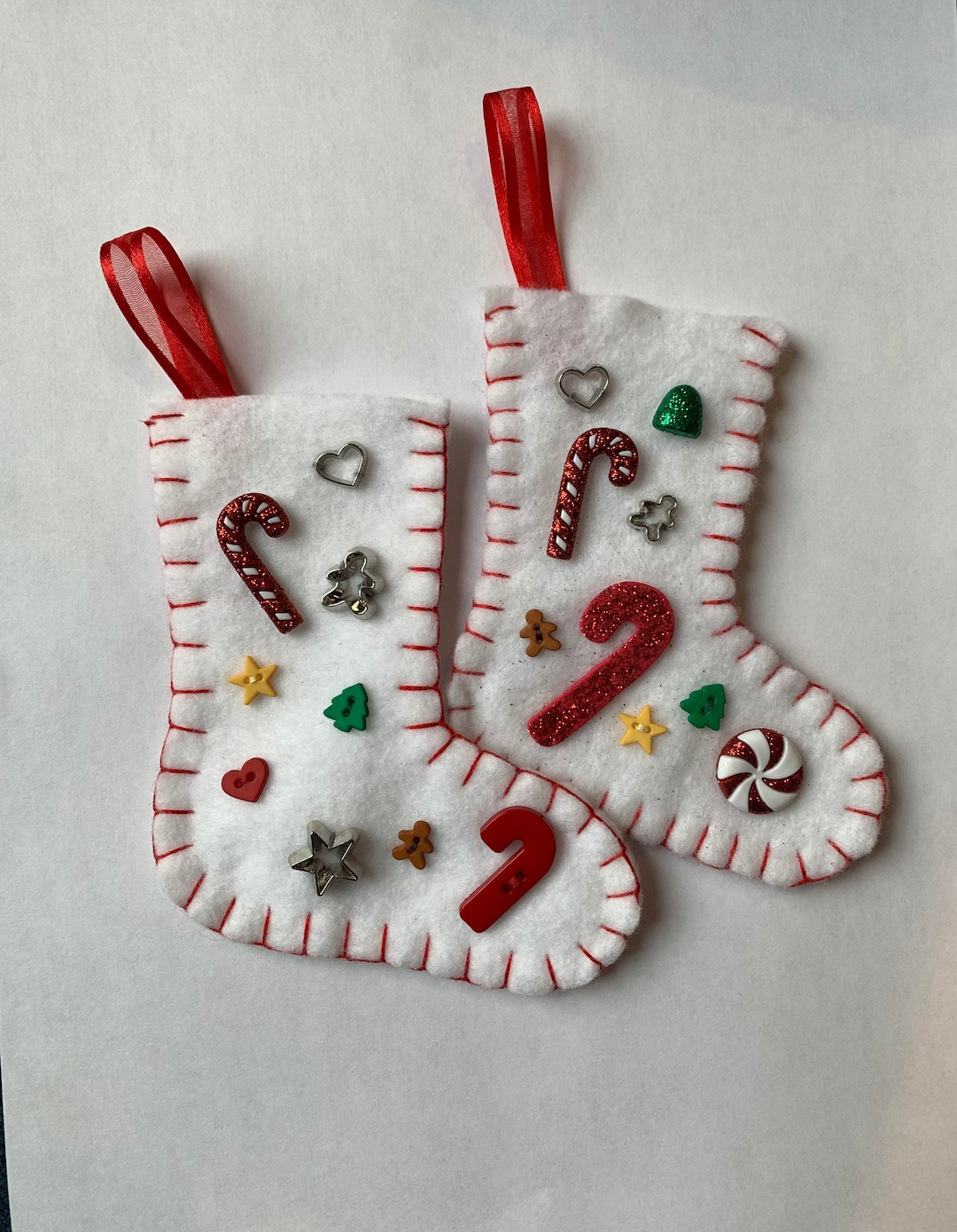 Mini Christmas Candy Stocking - Customizable! (5" X 4") - Etsy