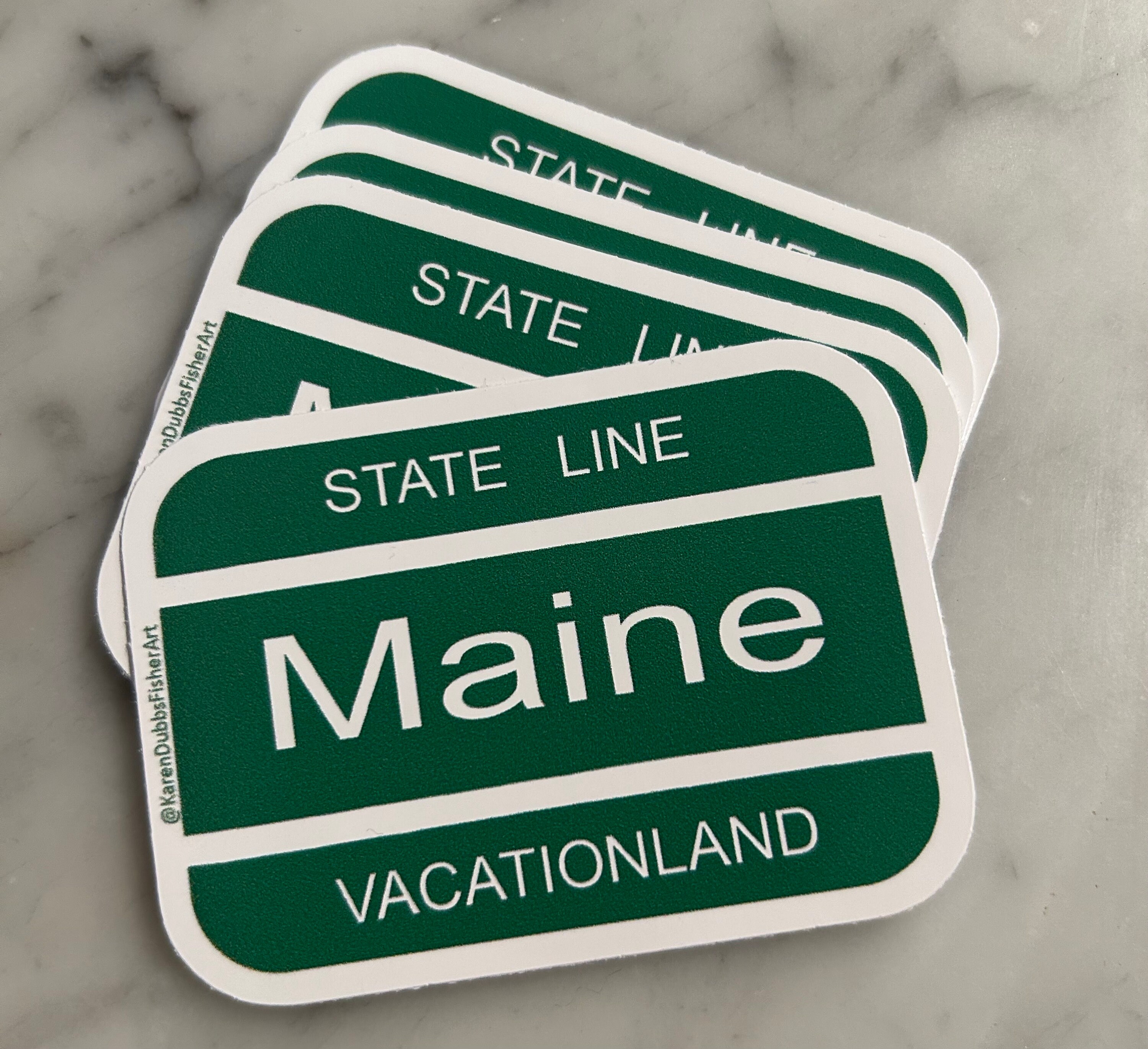 Sticker State of Maine Sticker Piscataqua River Bridge - Etsy