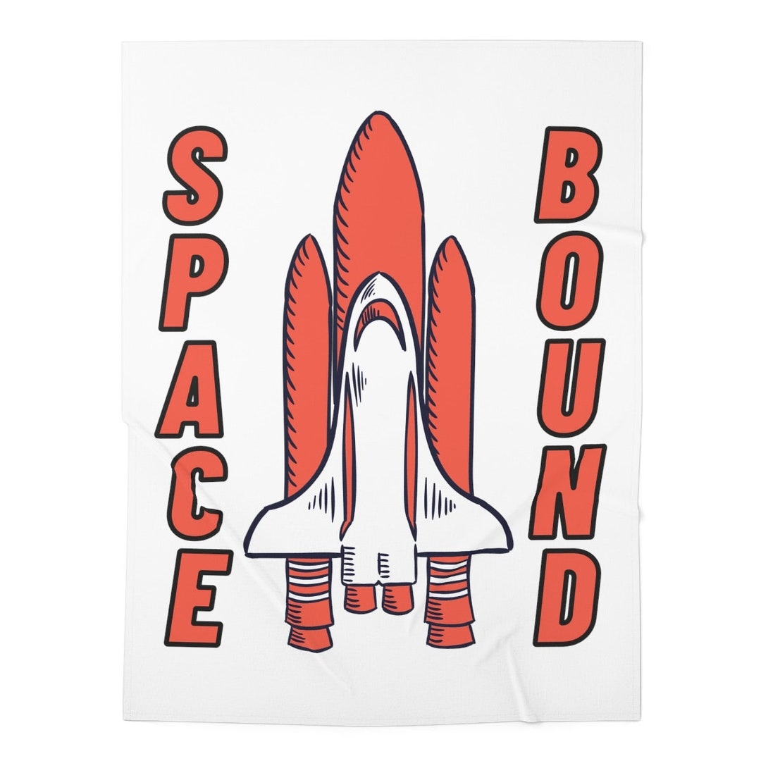 Rocket Space Shuttle Baby Swaddle Blanket. Gift for Newborn, Preemie ...