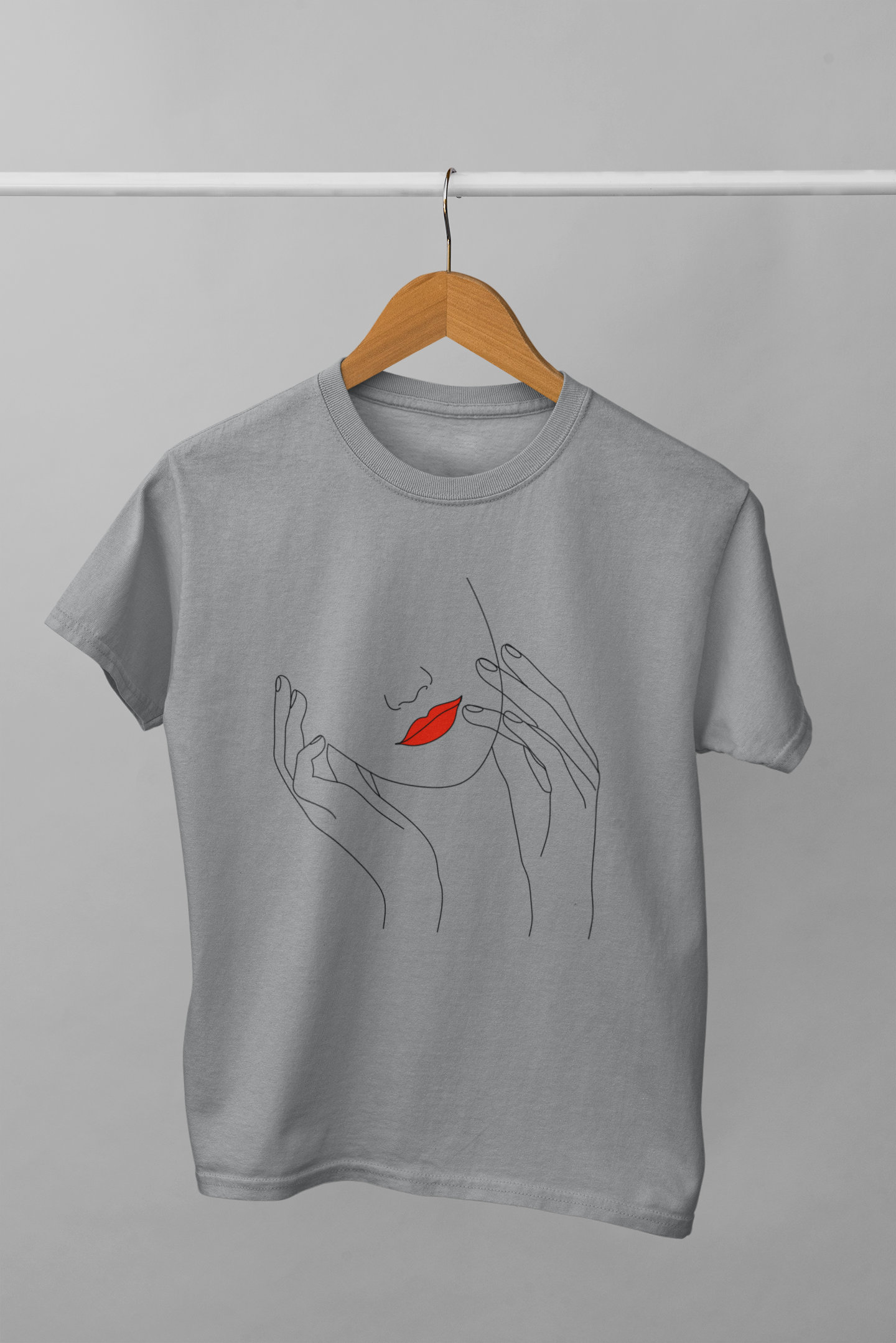 Abstract Face Design Shirt, Woman Face T-shirt, Abstract Design T-shirt ...