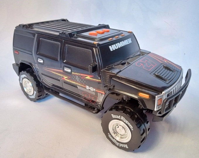 Road Rippers Hummer H2 2003 Black Lights & Sounds Toy State Car Battery ...