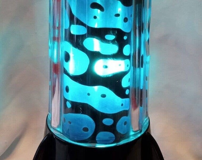 Vintage Magma Lite Motion Lamp Rocket Atomic Space Lava 20 Blue Green ...