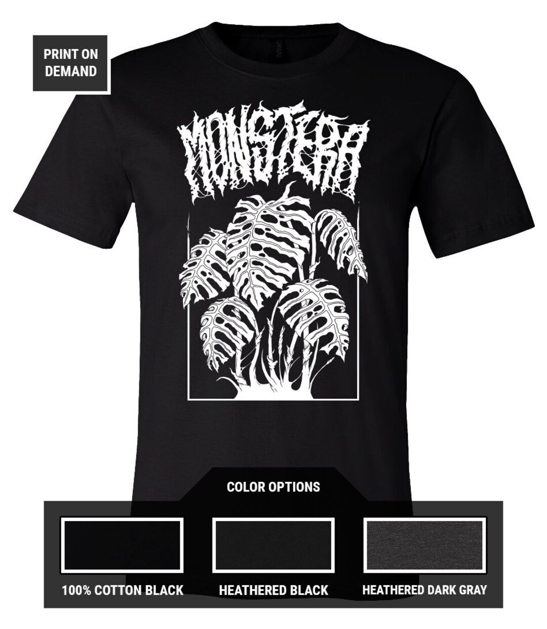 Monstera Plant Shirt - Print on Demand - Etsy