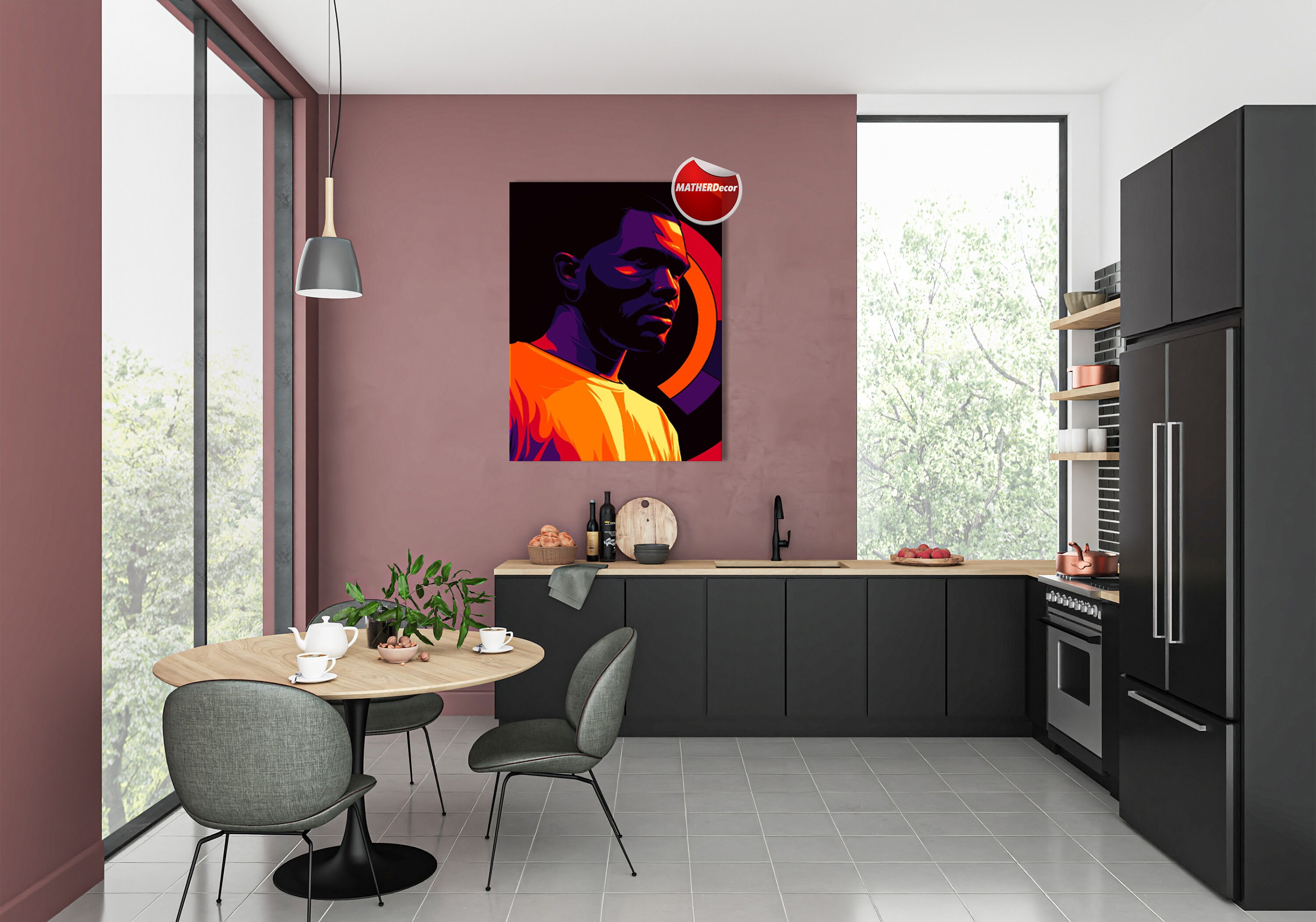 Frank Ocean Rapper - Frank Ocean Portrait Painting Poster