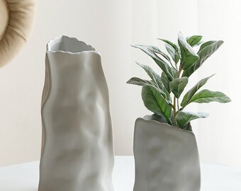 Irregular Ceramic Vase - Etsy