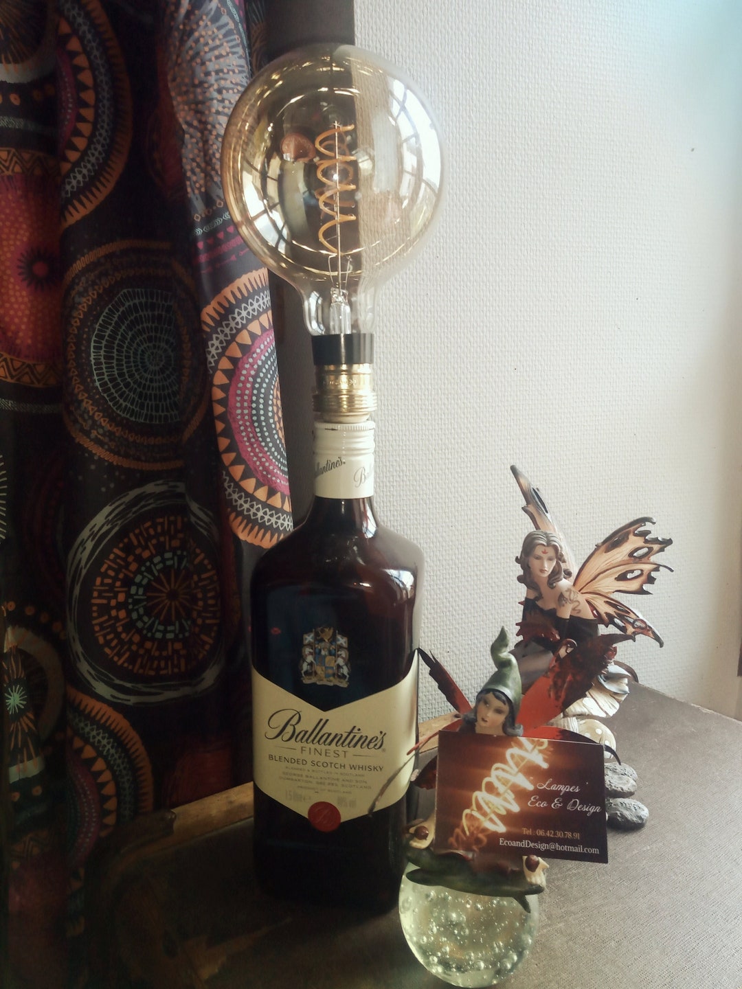 Vintage Alcohol Bottle Lamp Led Bulb Filament - Etsy