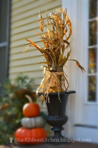 32 Inch Dried Corn Stalks Bundle Fall Decor Halloween/thanksgiving Fall ...