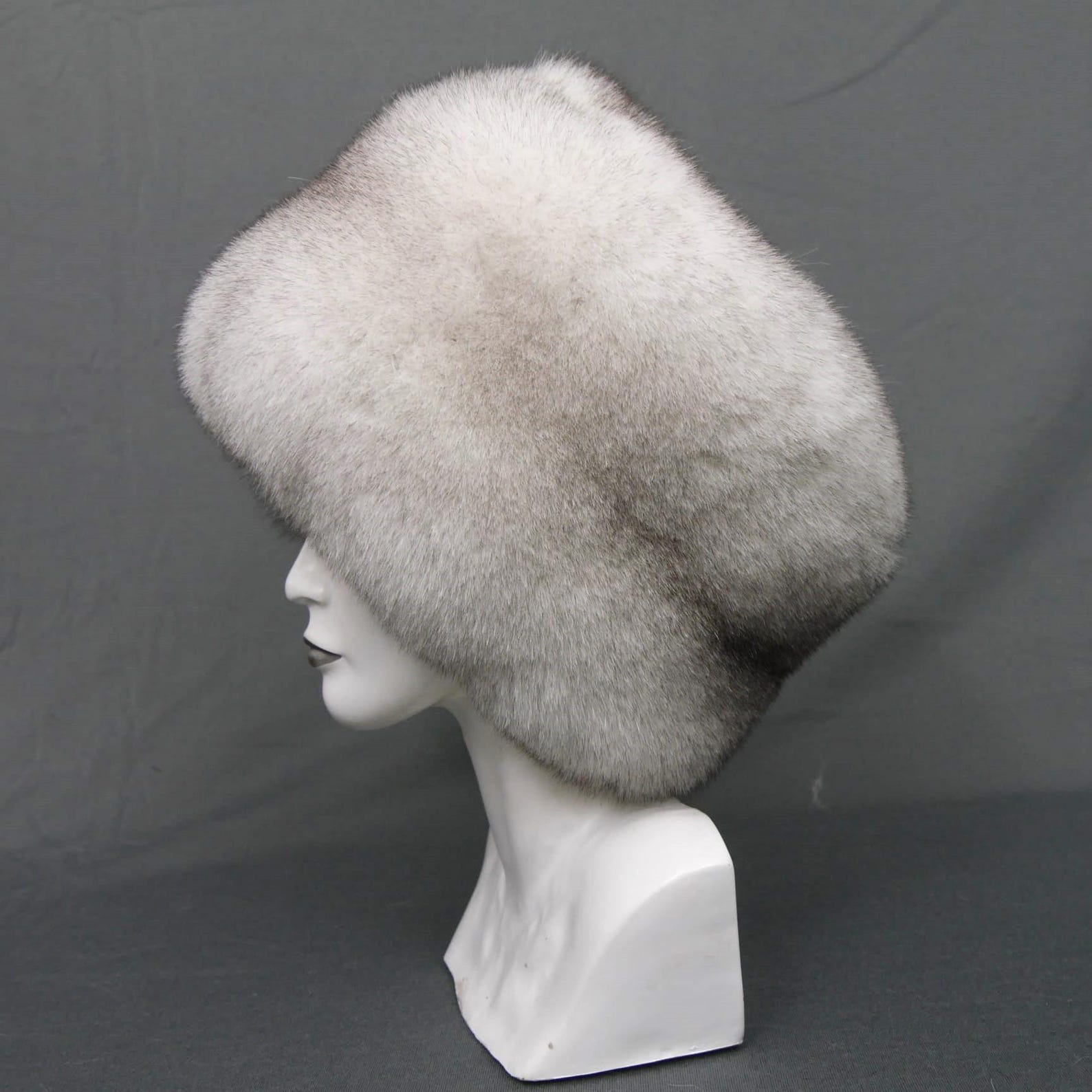 SAGA Blue Fox Fur Hat - Etsy