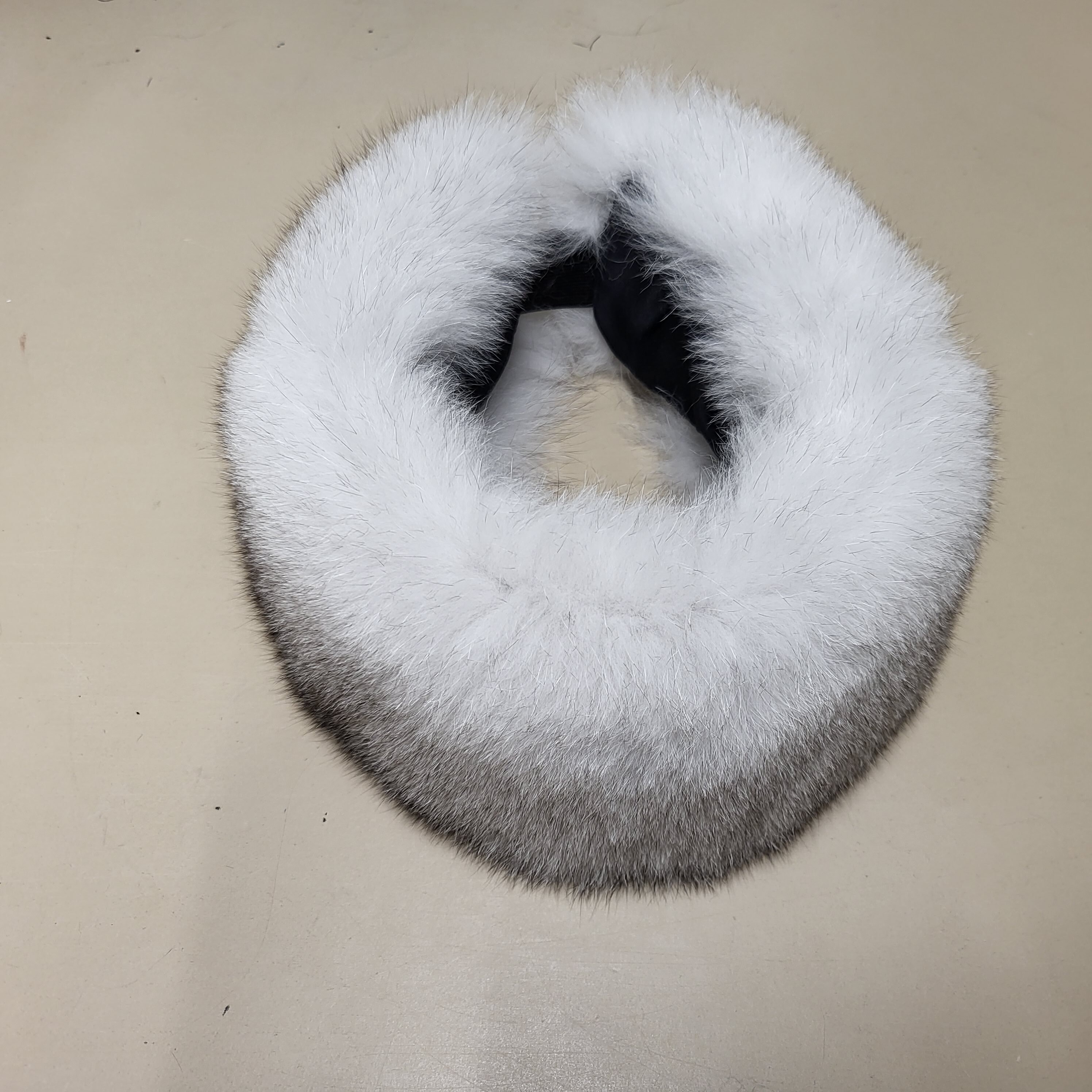 SAGA Blue Fox Fur Headband - Etsy