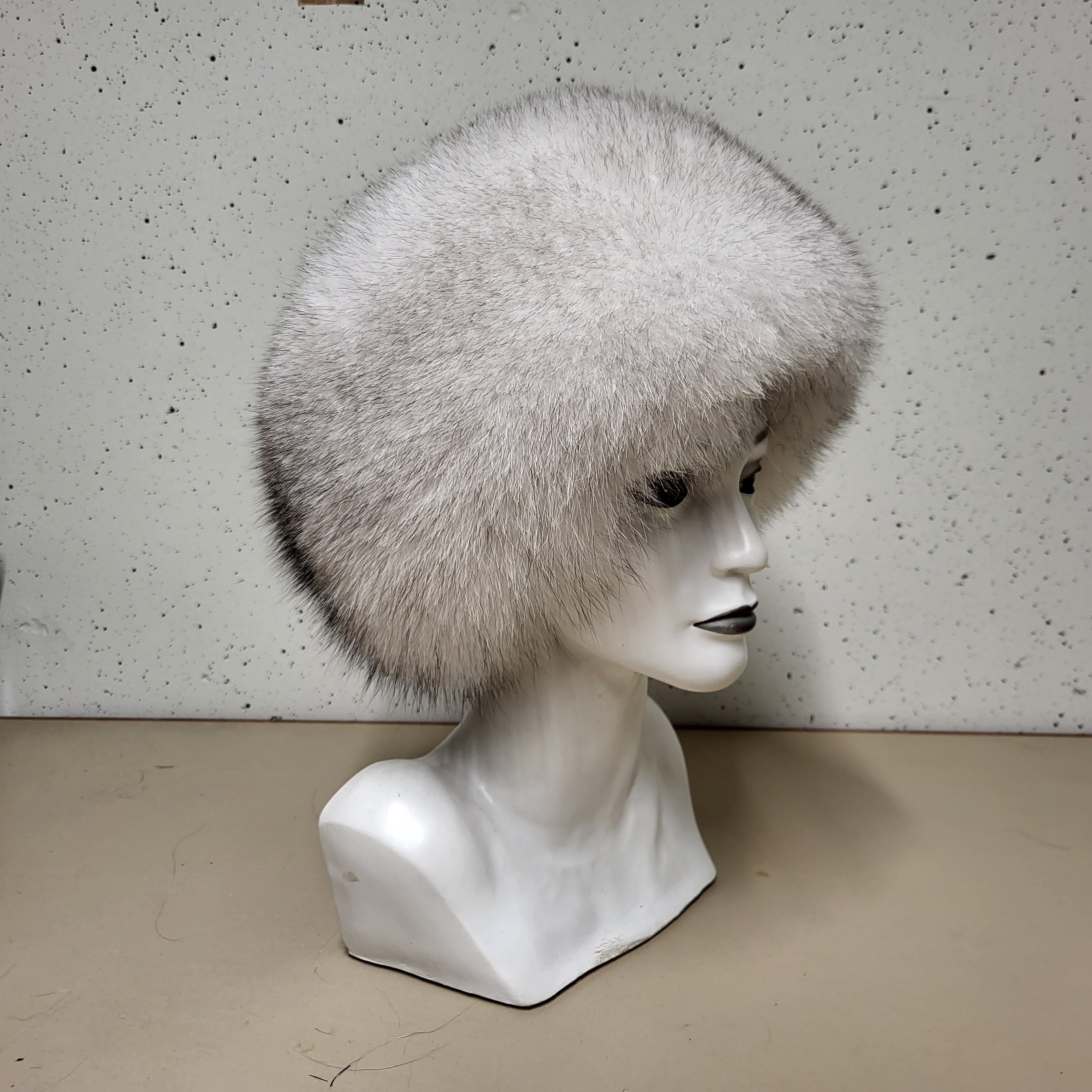 SAGA Blue Fox Fur Headband - Etsy