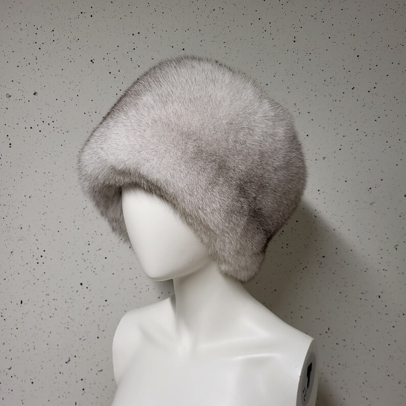 SAGA Blue Fox Fur Hat - Etsy