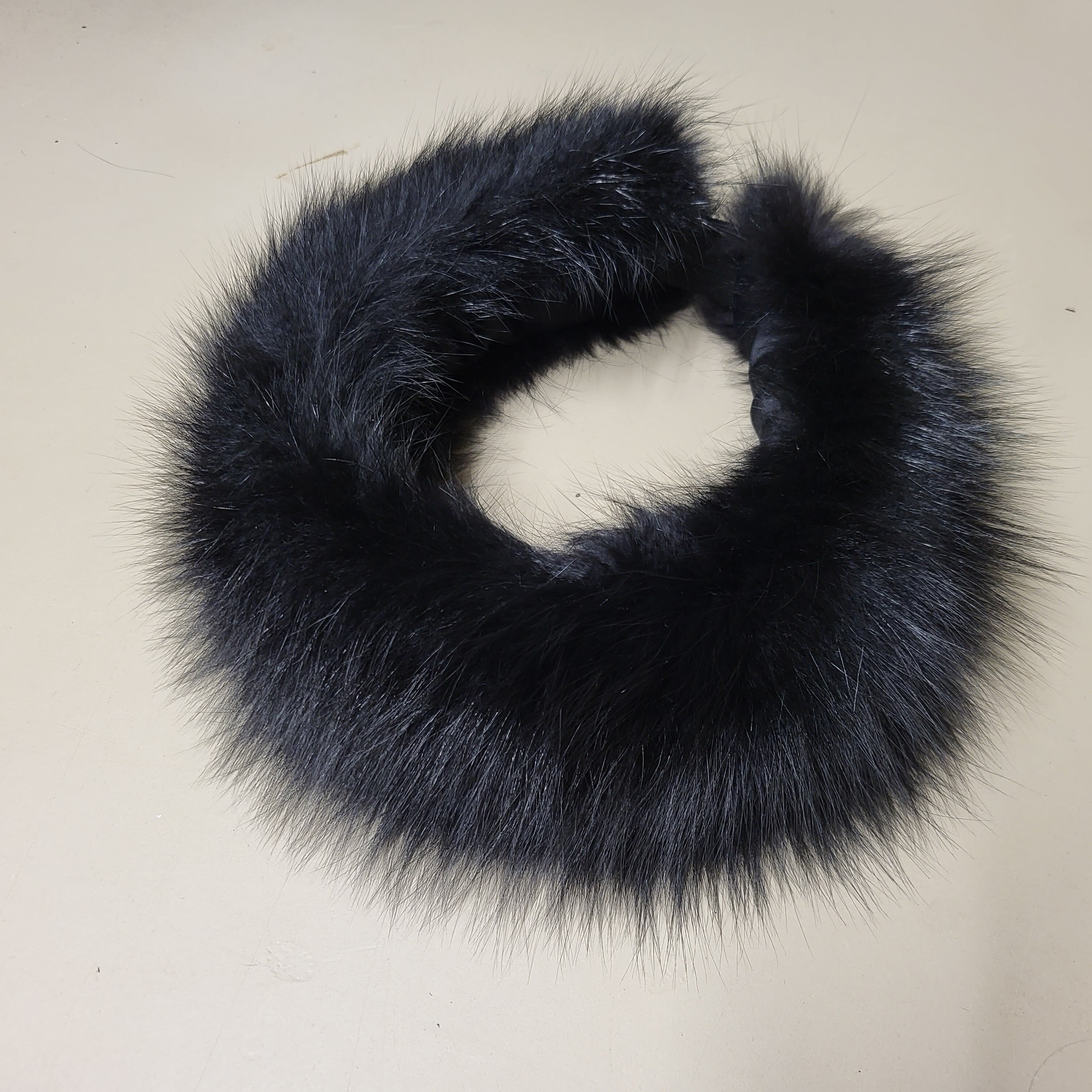 Black Fox Fur Headband - Etsy