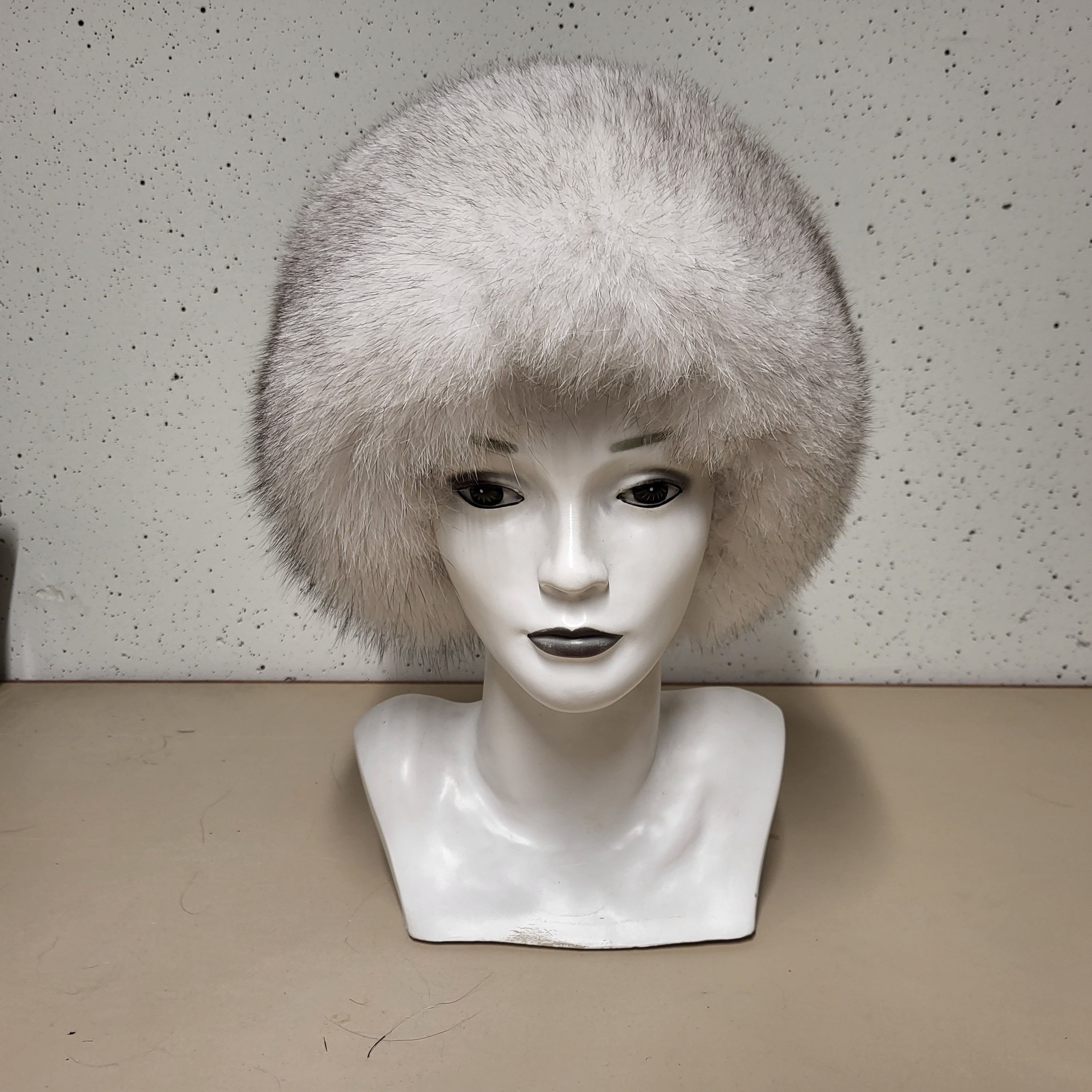 SAGA Blue Fox Fur Headband - Etsy