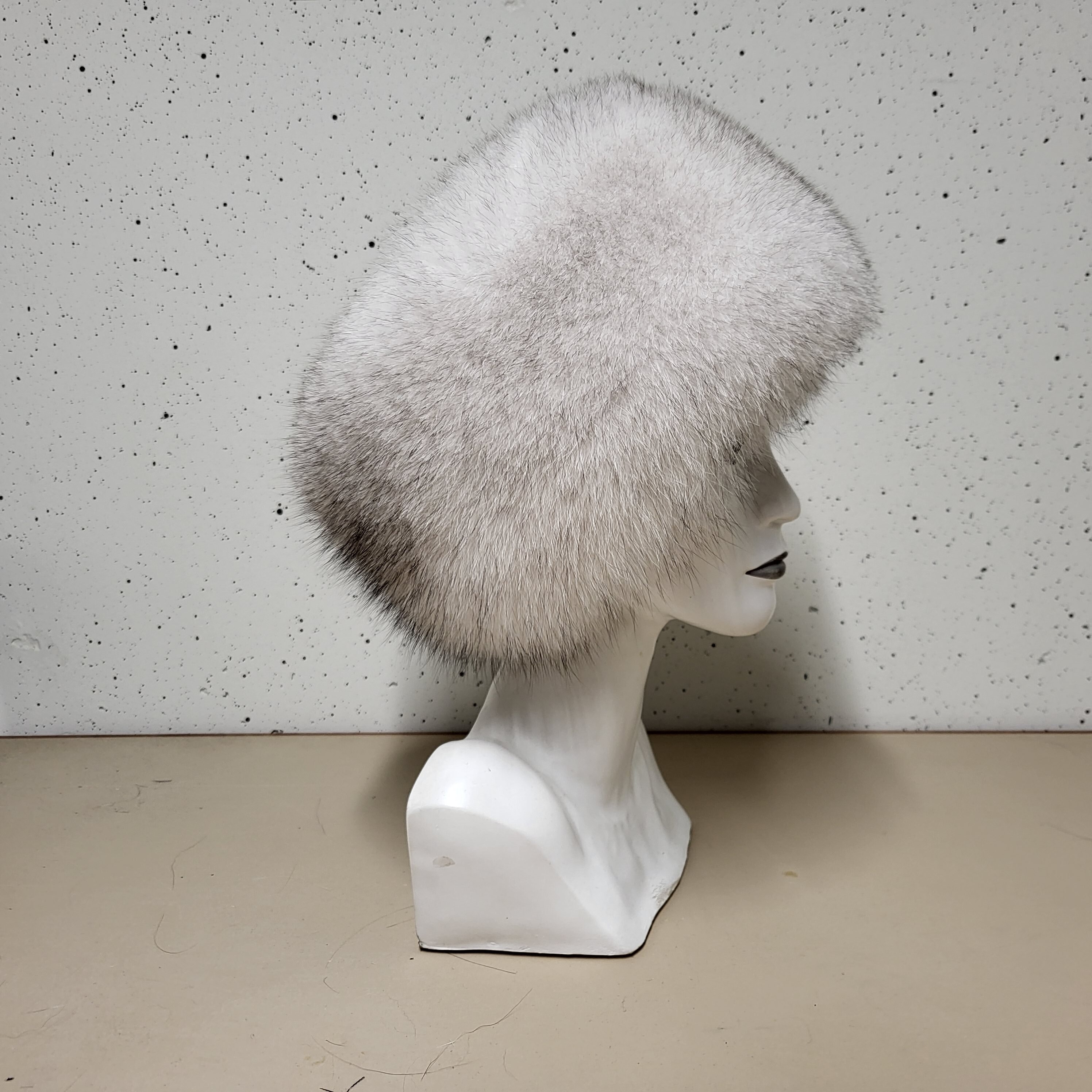 SAGA Blue Fox Fur Headband - Etsy