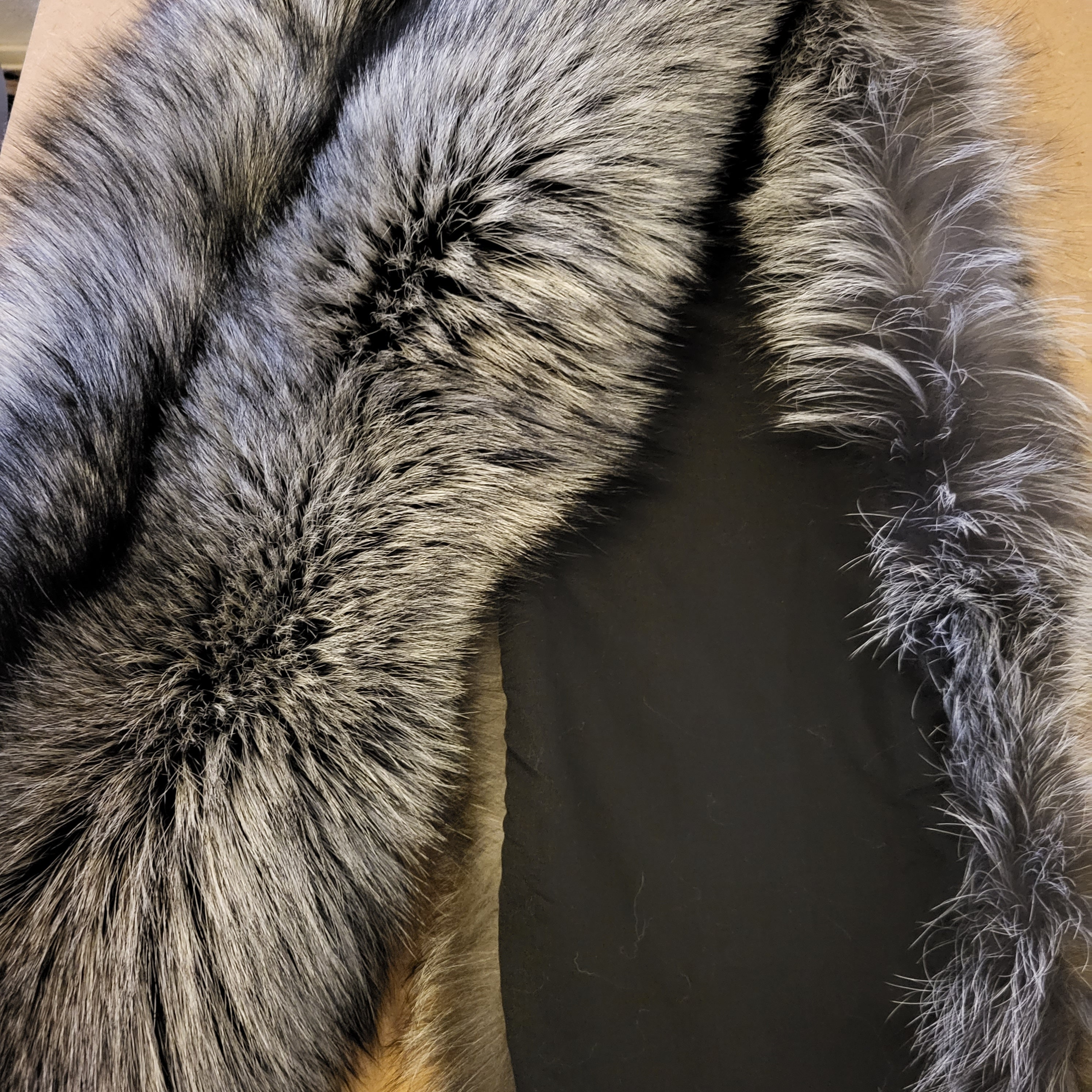 Silver Fox Fur Stole/wrap/scarf - Etsy