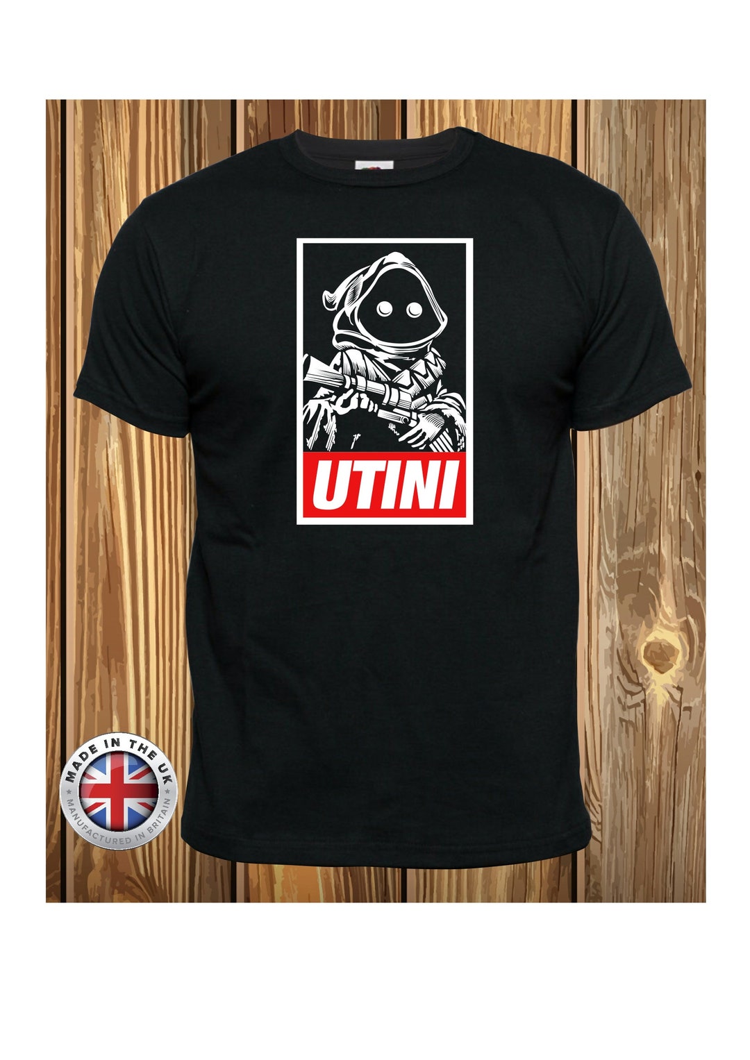 Jawa Utini Obey Style Starwars Inspired Tshirt, Unisex, Ladies Fitted ...