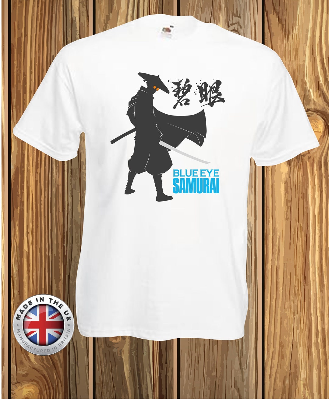 Blue Eye Samurai Inspired Mizu Silhouette White T-shirt, Unisex and ...