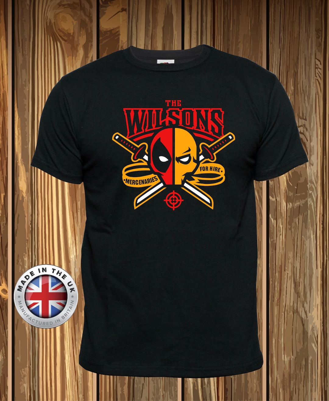 Deadpool T Shirt Deathstroke T-shirt. Deadpool Black Printed T Shirt ...