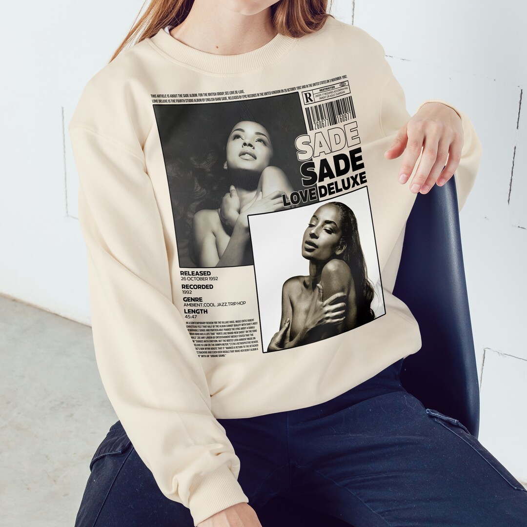 Sade Love Deluxe Album T Shirt, Sade Shirt, Limited Sade Shirt Sade Adu T Shirt, Sade Vintage ...