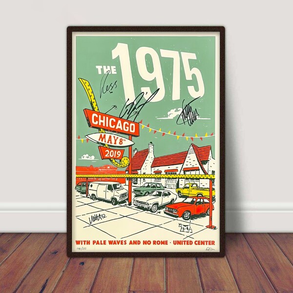 The 1975 Poster - Etsy