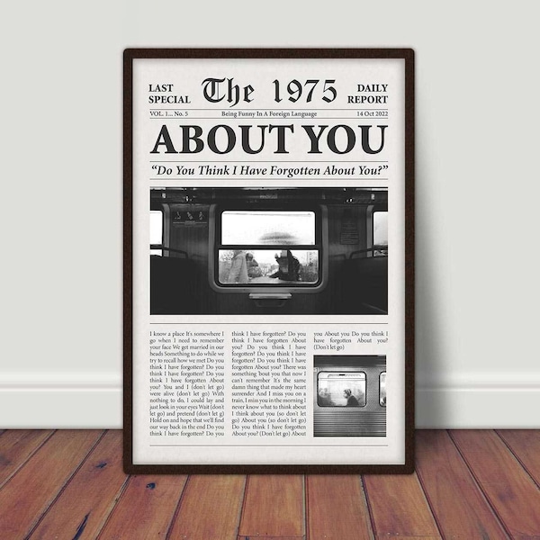 The 1975 Poster - Etsy