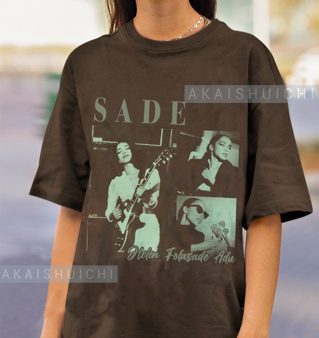 Sade Helen Folasade Adu T Shirt ,sade Love Deluxe T Shirt, Sade 90s Vintage T-shirt Gift for Men ...
