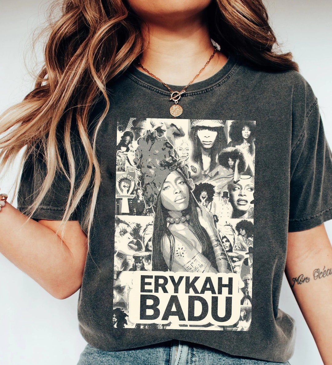 Comfort Color Erykah Badu Graphic 2023 Shirt, 90s Erykah Badu Shirt ...