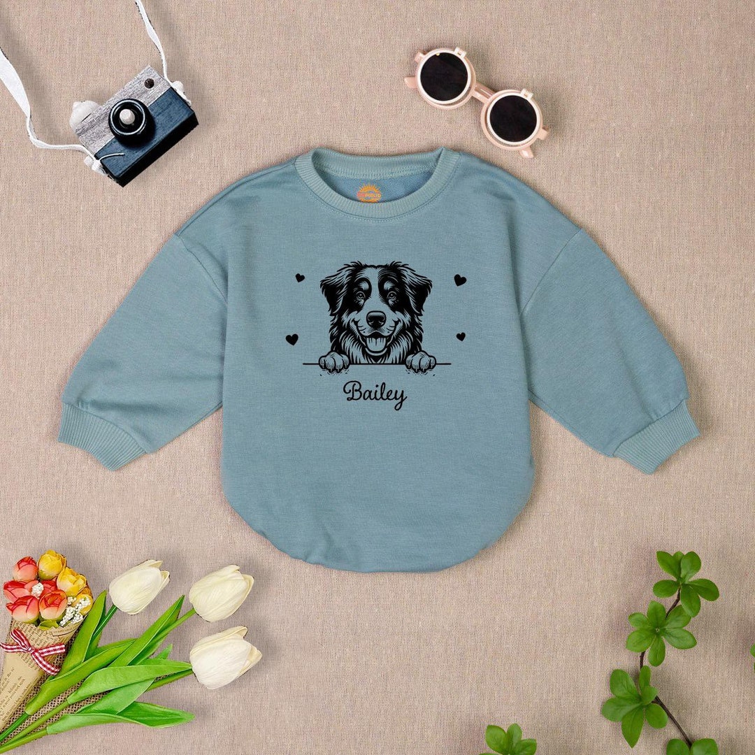 Personalized New Best Friend Bubble Romper Sweatshirt, Newborn Outfit ...