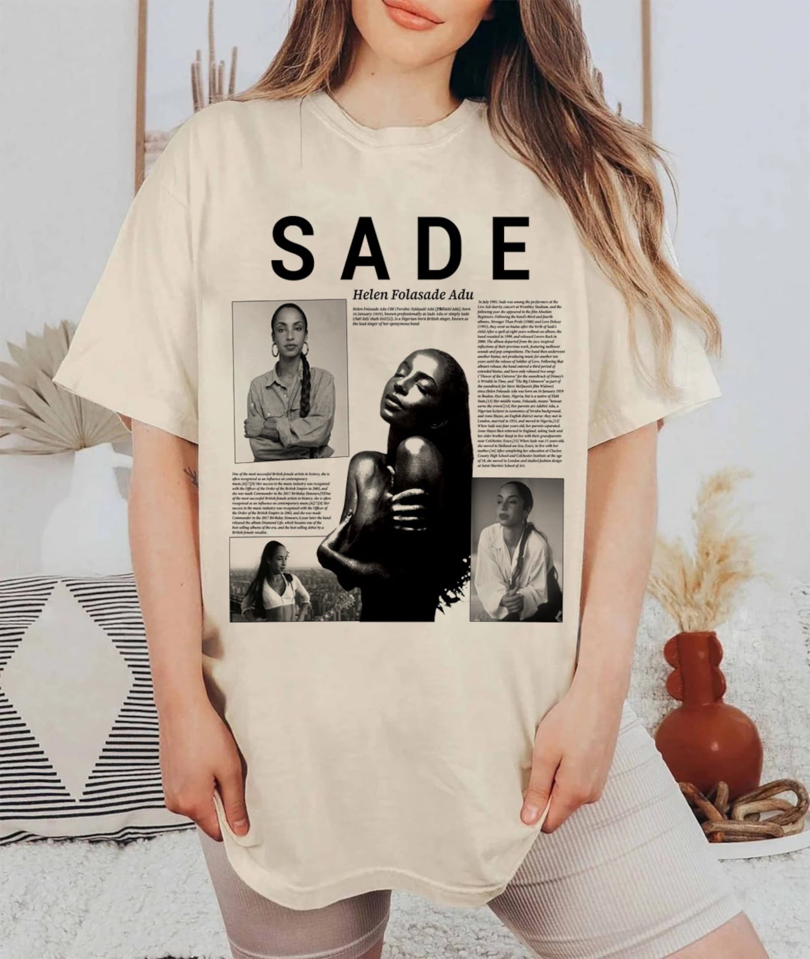 Sade Album T-shirt, Sade Retro Lyric Style Top Tee Vintage Unisex T ...