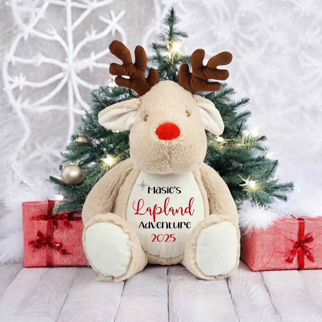 Lapland Gifts, Personalised Lapland Reindeer Teddy, Lapland, Lapland ...