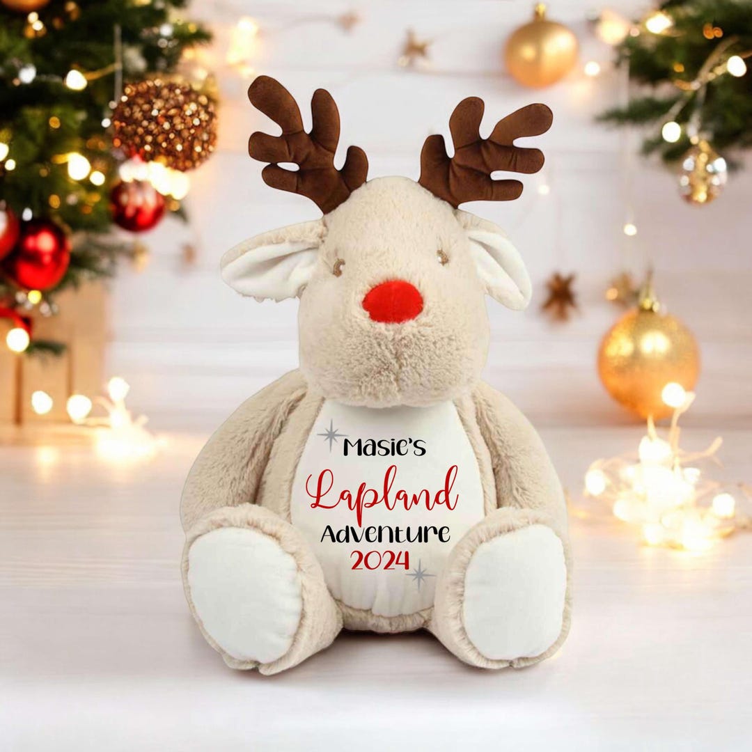 Lapland Gifts, Personalised Lapland Reindeer Teddy, Lapland, Lapland ...