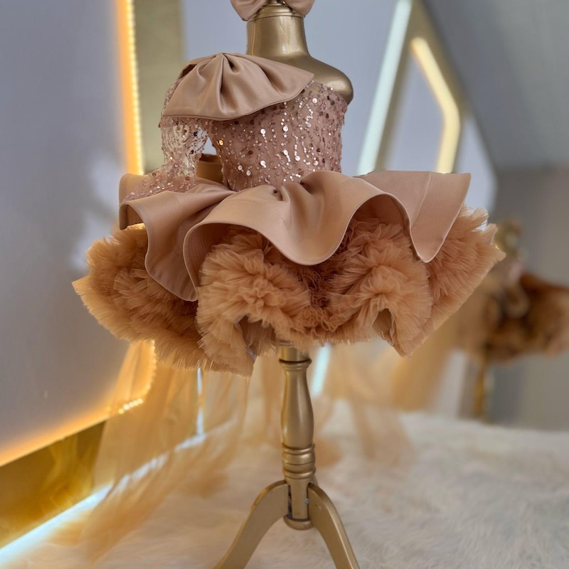 Gold Prom Dresses Girl - Etsy