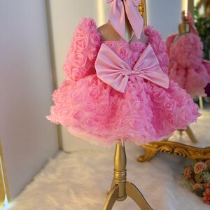 Pink Princess Baby Girl Dress, Toddler Pageant Dress for Girl, Baby ...