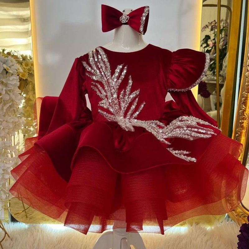 Red Baby Dress - Etsy