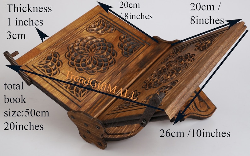 Wooden Holy Book Stand Large Book Stand Tabletop Bible - Etsy