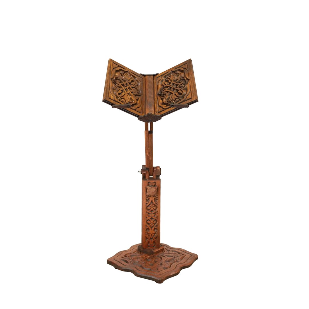 Wooden Book Stand Quran, Bible, Torah Holder Lectern Book Stand With ...